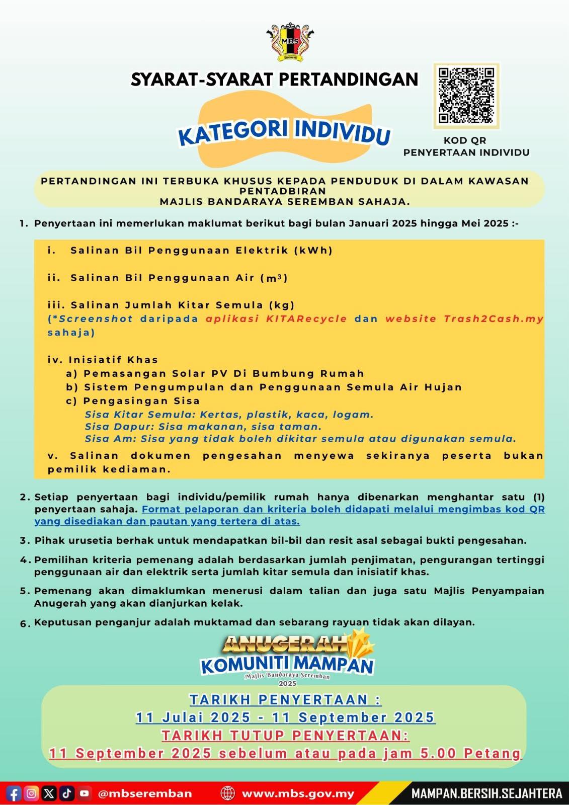 ANUGERAH KOMUNITI MAMPAN MBS 2025 | Portal Rasmi Majlis Bandaraya ...